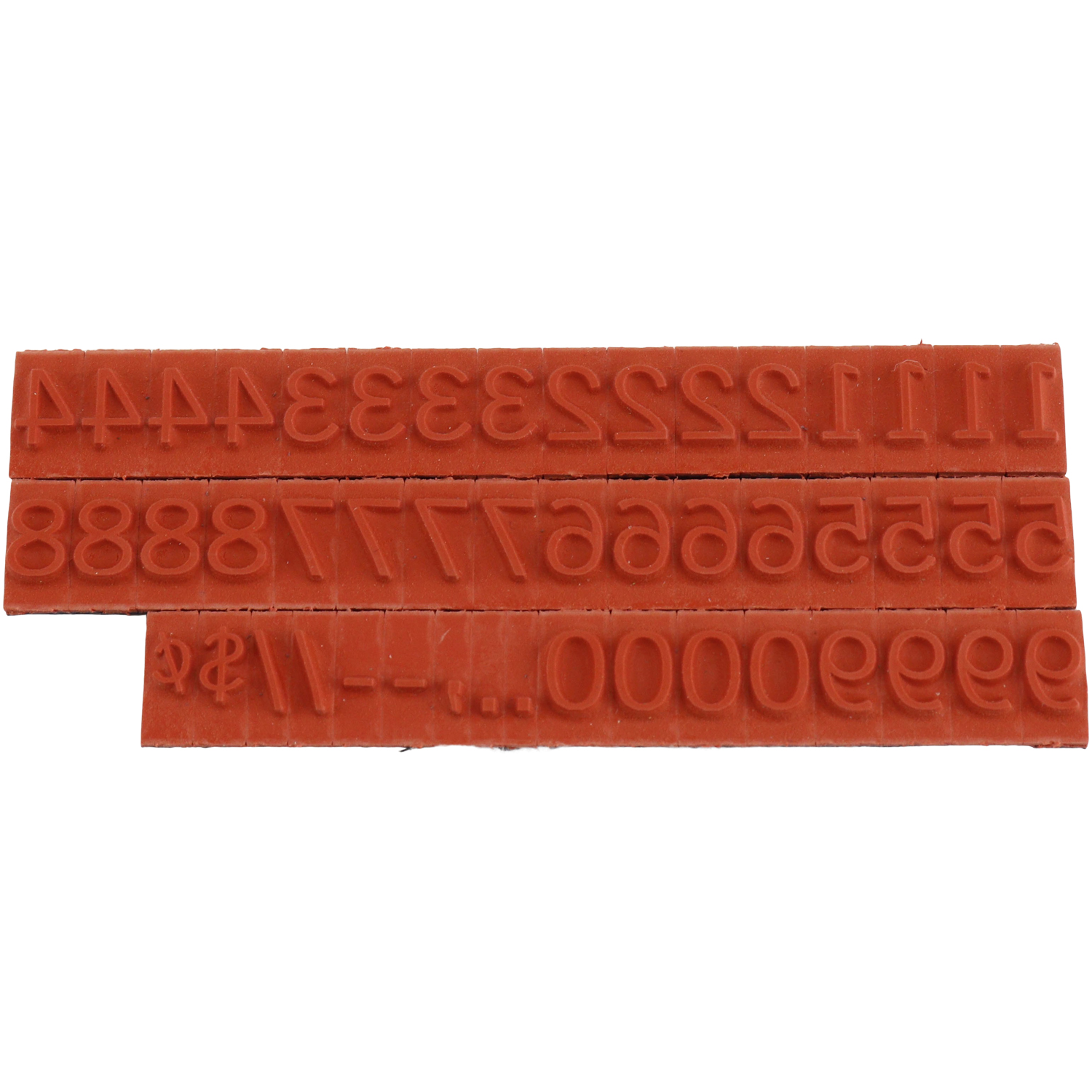 FA13 RIBType Number Set | Rubber Stamp Warehouse