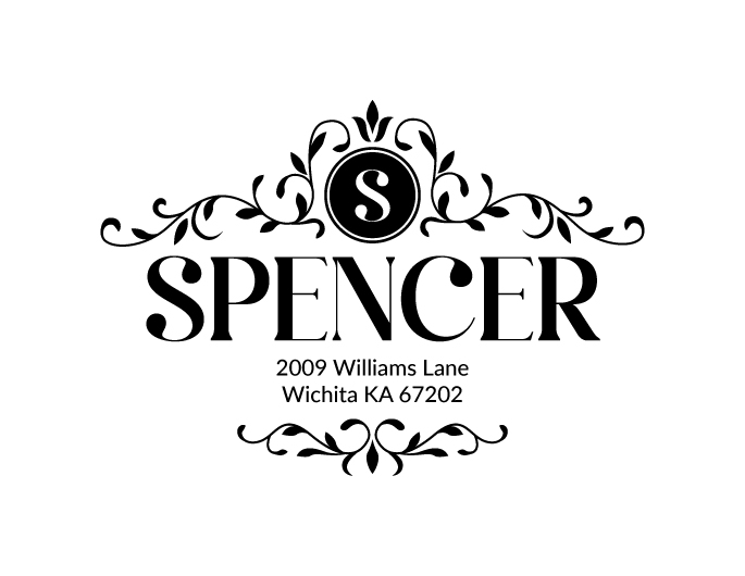 Spencer Design Return Address Stamp | Rubber Stamp Warehouse