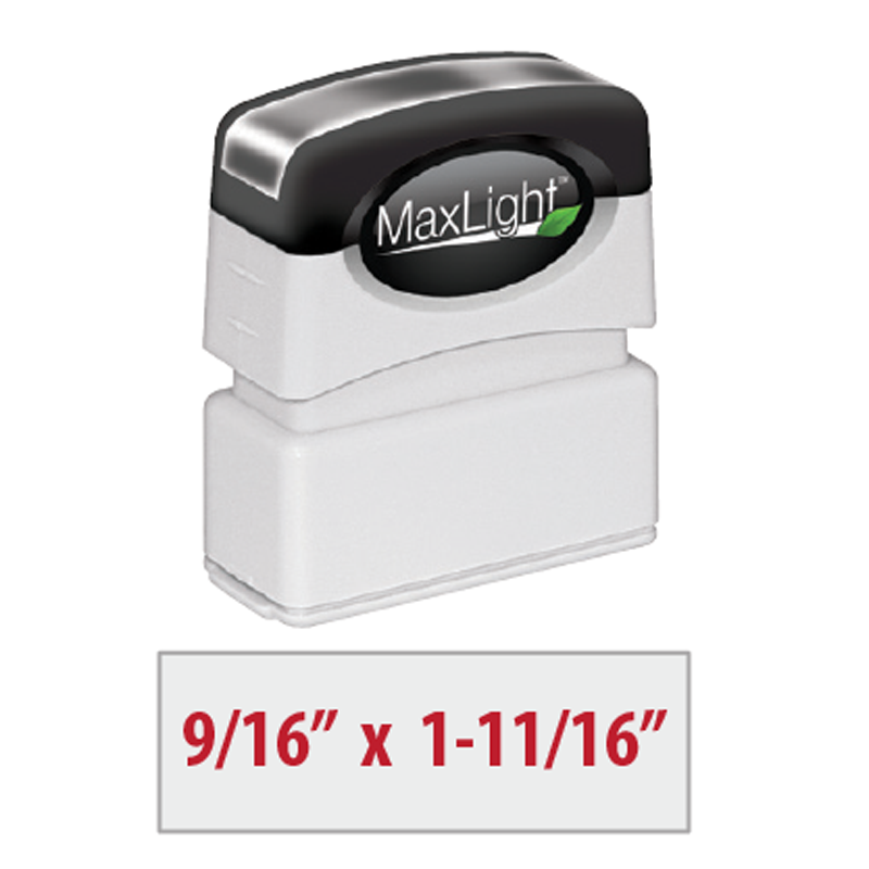 MaxLight XL2-75S Pre-Inked Stamp | Rubber Stamp Warehouse