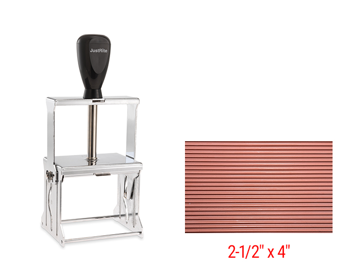 Heavy Duty RibType Self-Inking Stamp with 18 Ribs | Rubber Stamp Warehouse